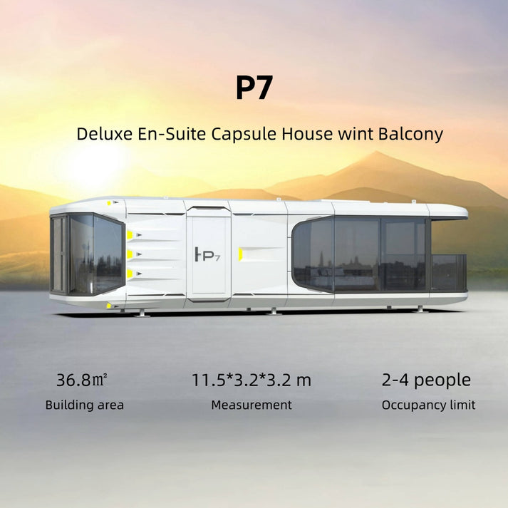 P7 Deluxe Capsule House - Luxury Camping Pods with Premium Features ...
